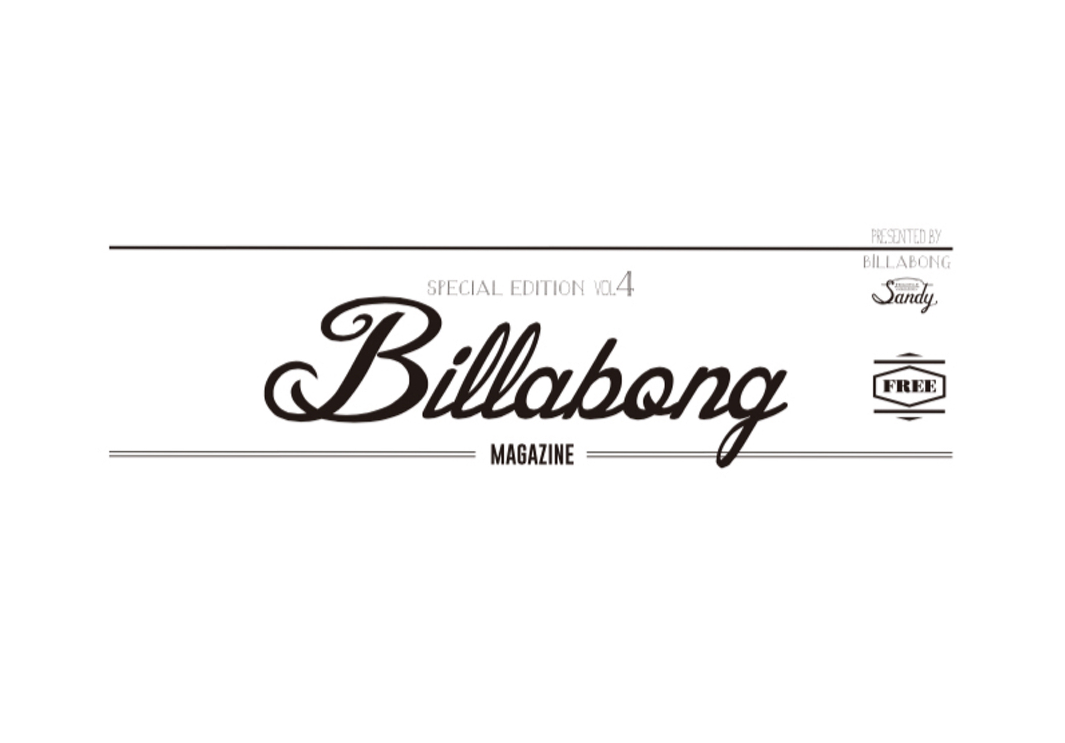 BILLABONG MAGAZINE | Sandy magazine